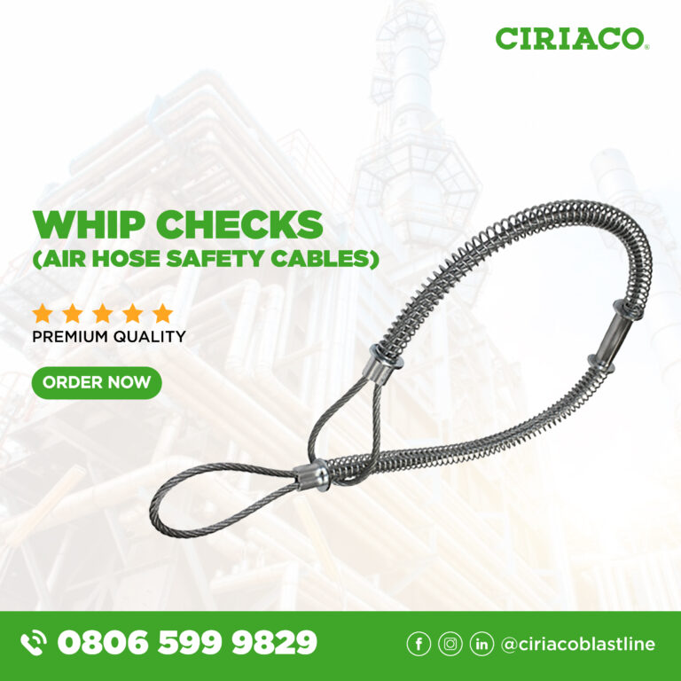 Whip Checks (Air Hose Safety Cables) – Ciriaco Blastline Services